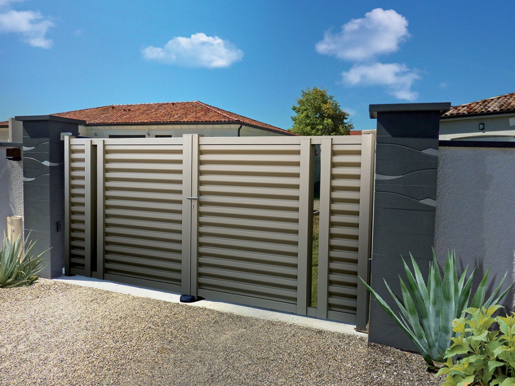 Portails en aluminium de grande qualité - Automatisme Elec